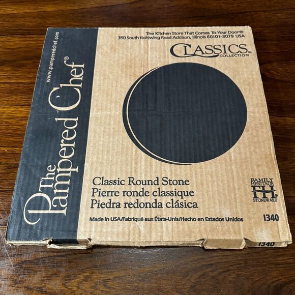 Pampered Chef | Kitchen | Pampered Chef Stoneware 3 Round Baking Stone ...